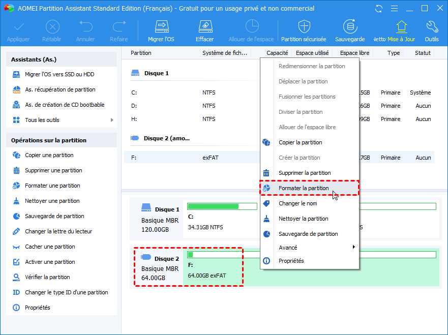 Comment partitionner et formater un disque dur (Windows 10, 8 et 7)?